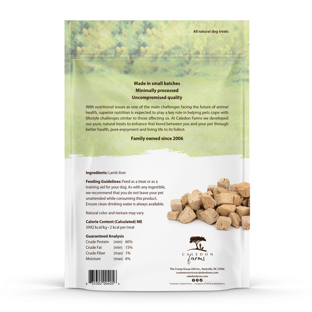 Freeze Dried Lamb Bites | Caledon Farms Dog treats – Caledon Farms U.S