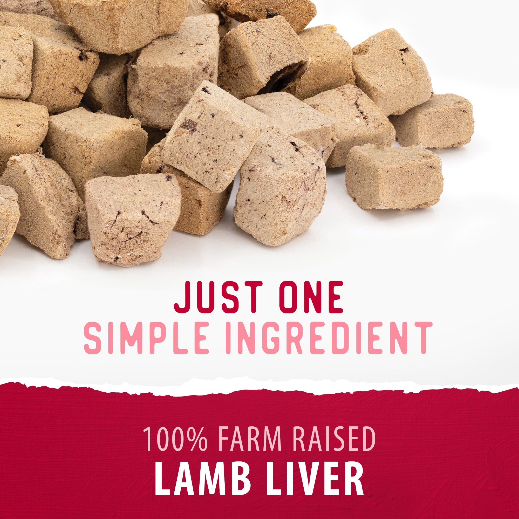 Freeze Dried Lamb Bites | Caledon Farms Dog treats